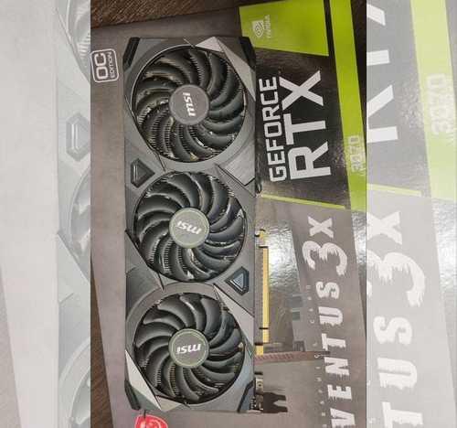 Видеокарта MSI Geforce 3070 rtx ventus 3x