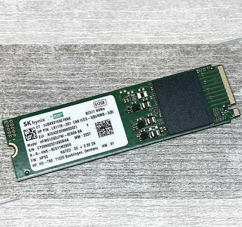 SSD M.2 nvme накопитель SkHynix 512Gb