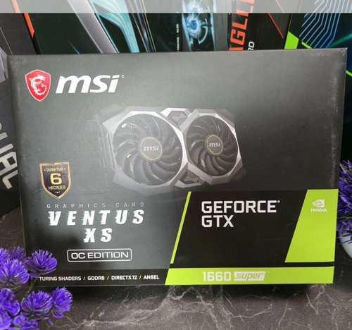 Видеокарта MSI GTX 1660 super ventus XS OC