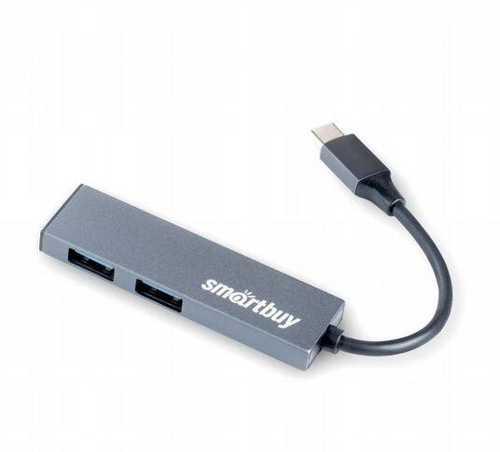 Разветвитель Smartbuy sbha-460C-G USB 3.0 Type-C
