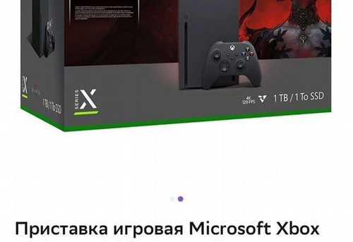 Новый Microsoft Xbox Series X с игрой Diablo IV