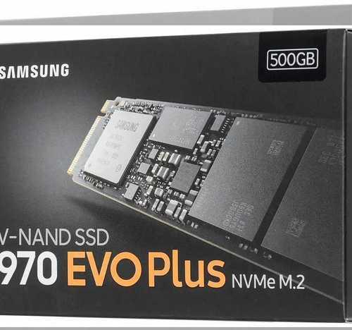 SSD Samsung 970 EVO Plus MZ-V7S500BW 500гб