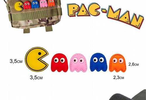 Шеврон нашивка Pac-Man (Пак-Ман) (патч) на липучке