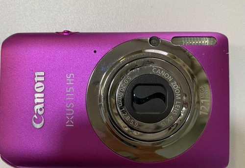 Цифровой фотоаппарат canon розовый компактный