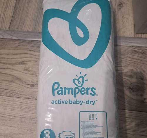 Подгузники pampers 3 active baby dry