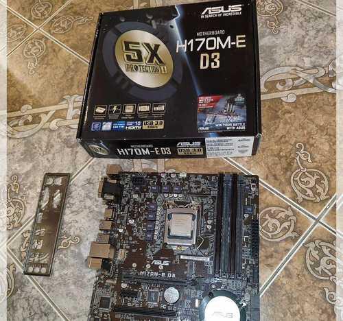 Intel Core i5 6600k / asus H170m / 16Gb