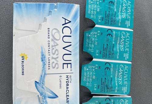 Линзы acuvue oasys 2