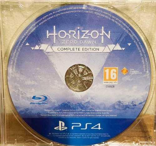 Horizon zero dawn ps4 диск