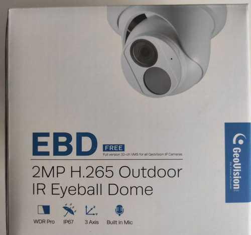 Камера видеонаблюдения GeoVision GV-EBD2704