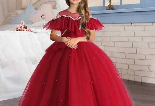 Детское нарядное платье для девочки на выпускной