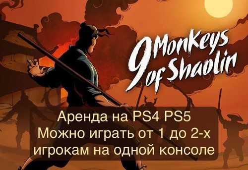 9 monkeys of shaolin PS4 PS5 прокат без диска