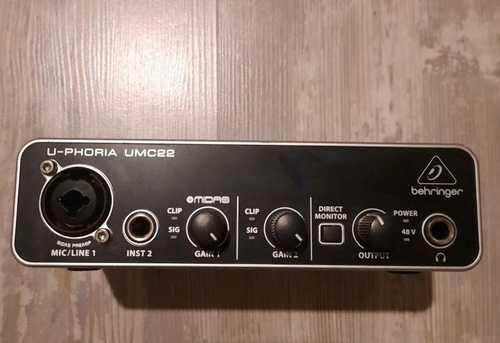 Behringer u phoria umc22