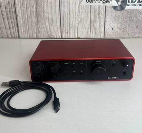 Focusrite scarlett 2i2 4th gen звуковая карта