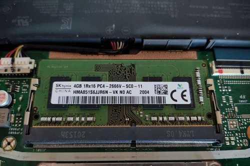 Озу для ноутбука DDR4 4GB