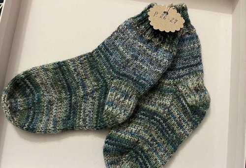 Теплые детские носки ручной работы 26-27