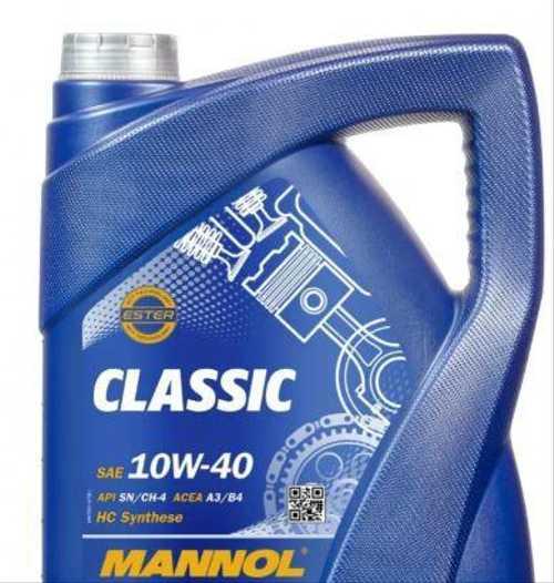 Mannol 7501-4 Classic SAE 10W40 Масло п/с 4л