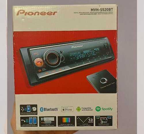 Магнитола pioneer MVH-520BT