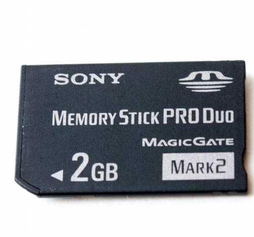 Карта памяти sony Memory Stick Pro Duo Mark 2