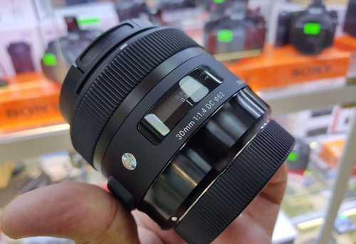 Sigma 30mm f/1.4 DC HSM Canon EF-S витринный