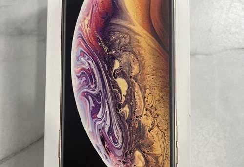 Коробка iPhone xs gold 64 gb