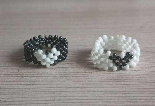 Парные кольца из бисера