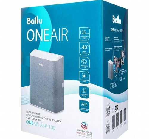 Бризер - очиститель воздуха ballu oneair asp-100w