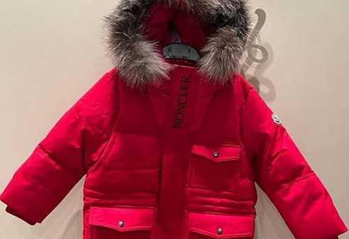 Пуховик moncler детский