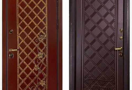 Входная дверь Град (Шоколад коричневый / Венге)