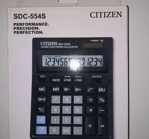 Калькулятор citizen sdc 554s