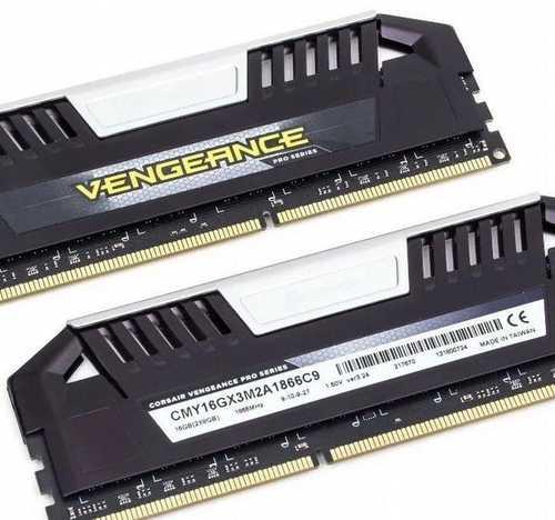 Память corsair vengeance ddr3 16 gb 1866мГц