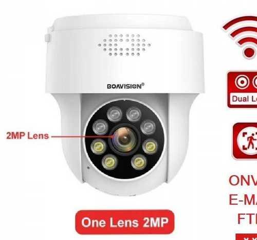 Комплект Boavision WiFi PTZ Mic Camhipro 32GB