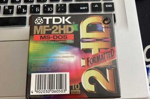 Дискеты 3,5’ TDK MF-2HD 10 штук