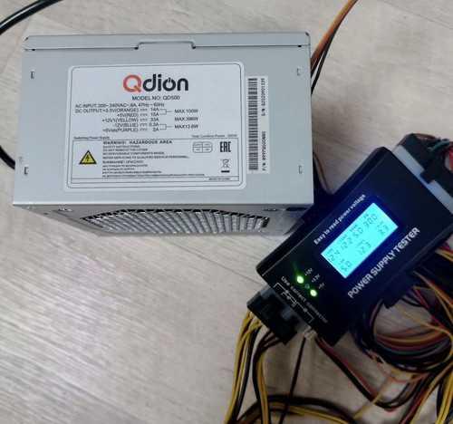 Блок питания 500W Qdion QD500W