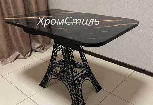 Дизайнерский стол "Эйфелева башня" со стеклом