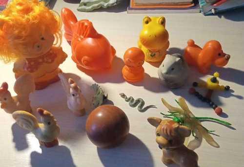 Резиновые пластмассовые игрушки СССР