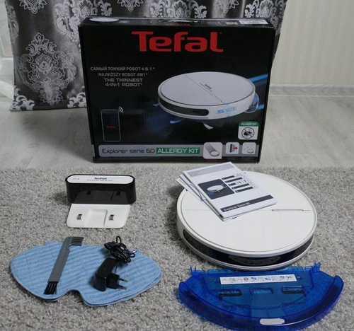 Робот пылесос tefal x plorer series 60