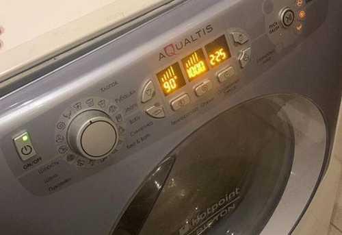 Сломанная стиральная машина на запчасти hotpoint