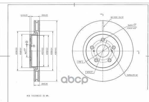 Диск тормозной avantech арт. BR3060S BR3060S AV