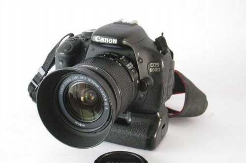 Canon 600D(18-200mm) +Сумка+8гб+Бат/Ручка+Доп/Акб+
