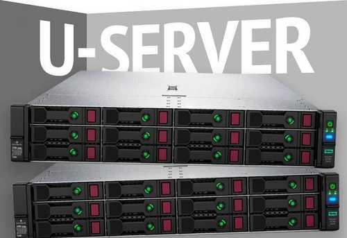 Сервер HPE DL380 Gen10 12LFF 2*6140 128Gb P816i-a