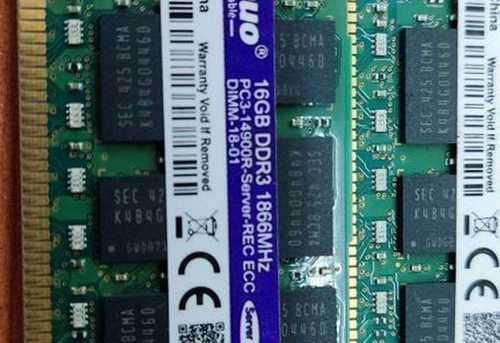 Оперативная память ddr3 4x16Gb 1866 REG ECC