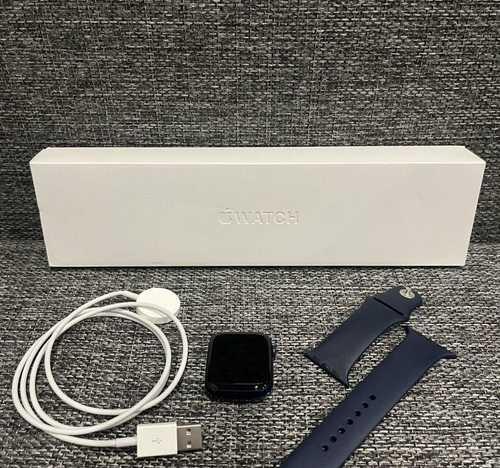 Apple watch series 6 44mm Blue Идеальные