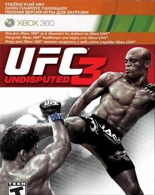UFC 3 Undisputed для Xbox 360 (лицензия)