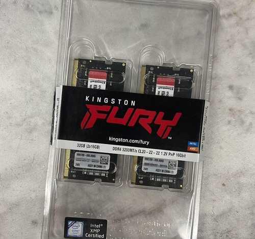 Kingston hyperx fury ddr4 32gb 3200