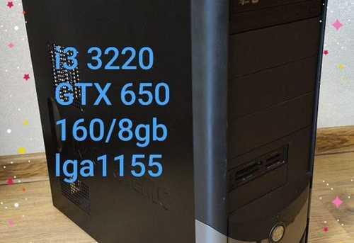 I3 3220,GTX 650,160/8gb