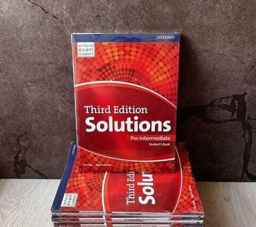 Solutions Pre-intermediate 3rd edition + CD