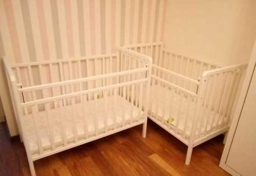 Детские кроватки для двойни