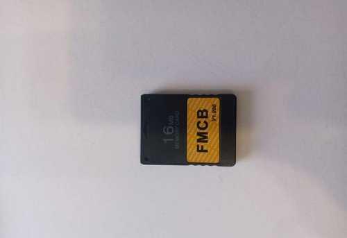 Memory card ps2 16mb fmcb