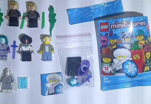 Lego minifigures по разным сериям(71031, 71032)