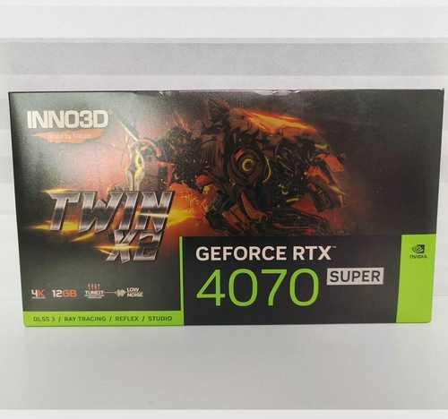 Новая Inno3d RTX 4070 super Twin X2 OC 12gb